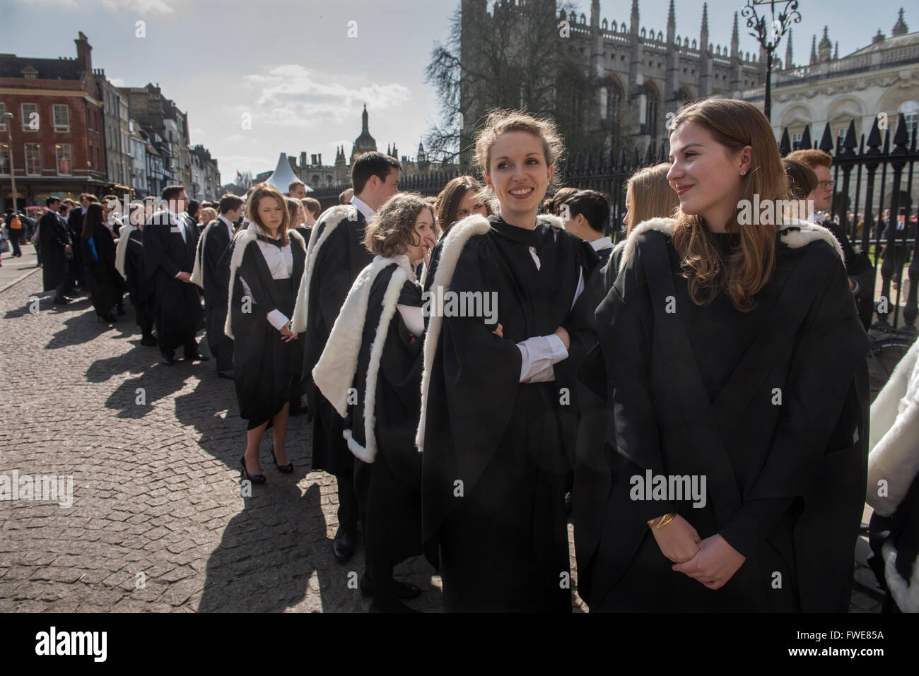 Cambridge University Degree Ceremony at the Senate House, Cambridge ...