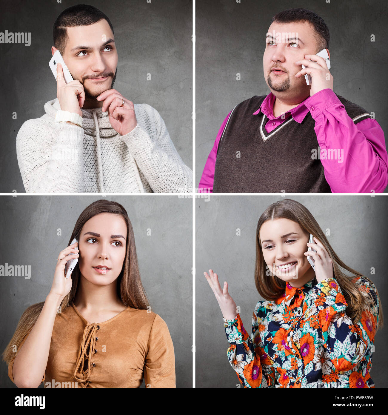 People talking on a conference call Stock Photo - Alamy