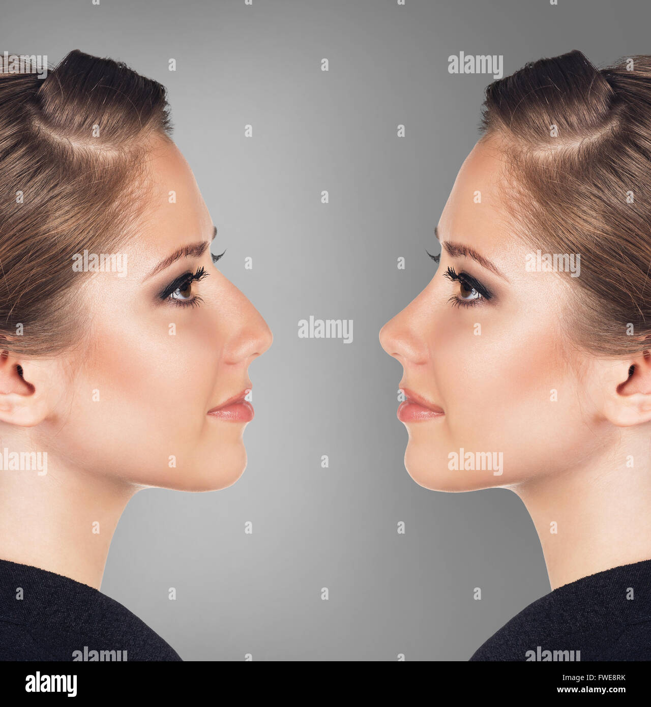 Spa portrait of a young and healthy woman Stock Photo - Alamy