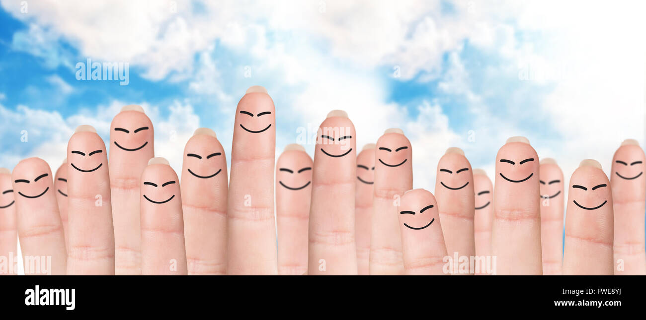 Many faces people hi-res stock photography and images - Alamy