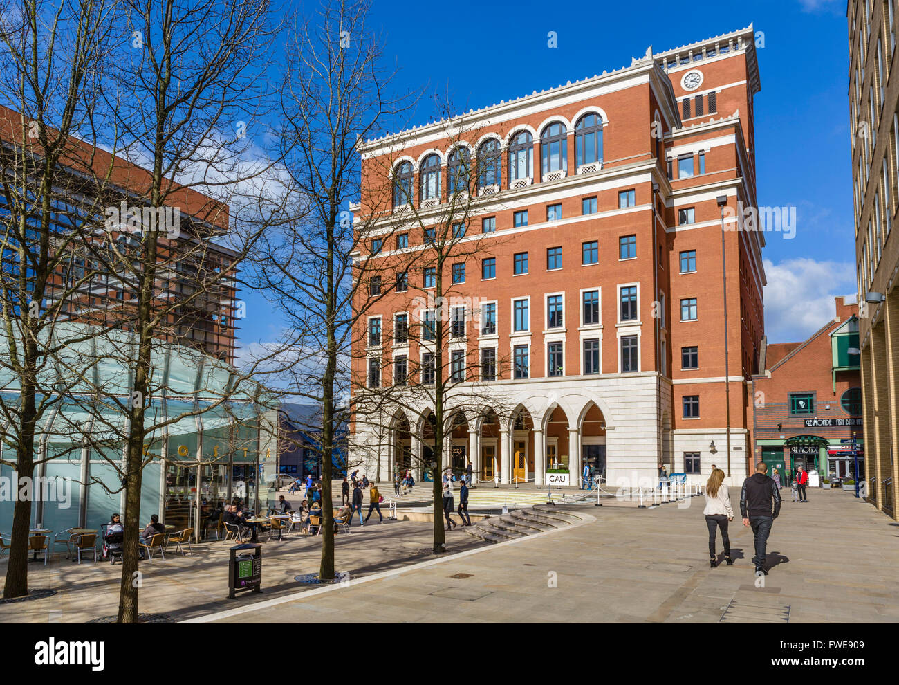 Central Square in the Brindley Place development in the city centre ...