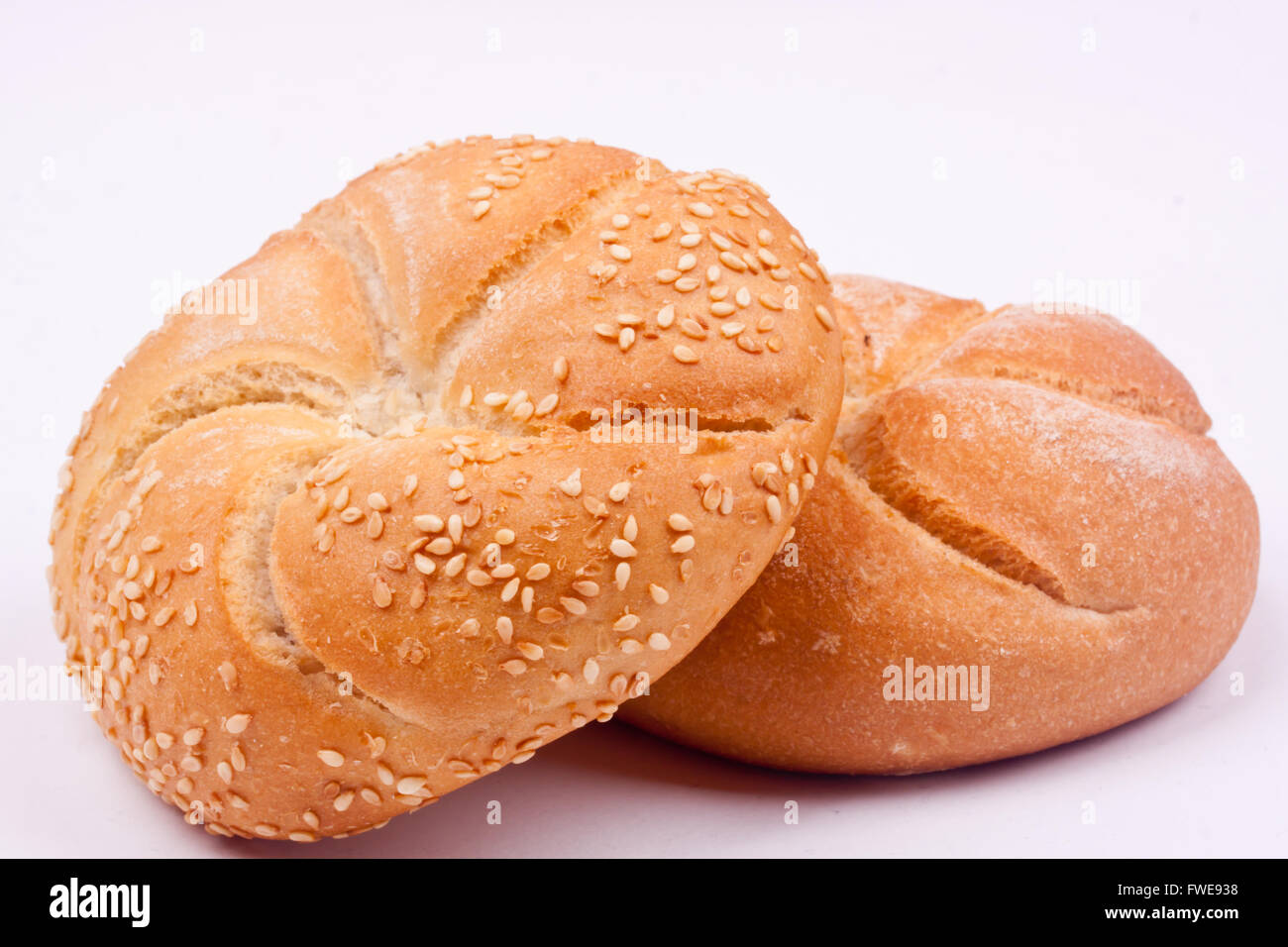 kaiser roll bread Stock Photo - Alamy