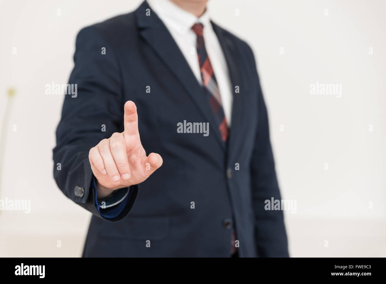 Finger touch screen Stock Photo - Alamy