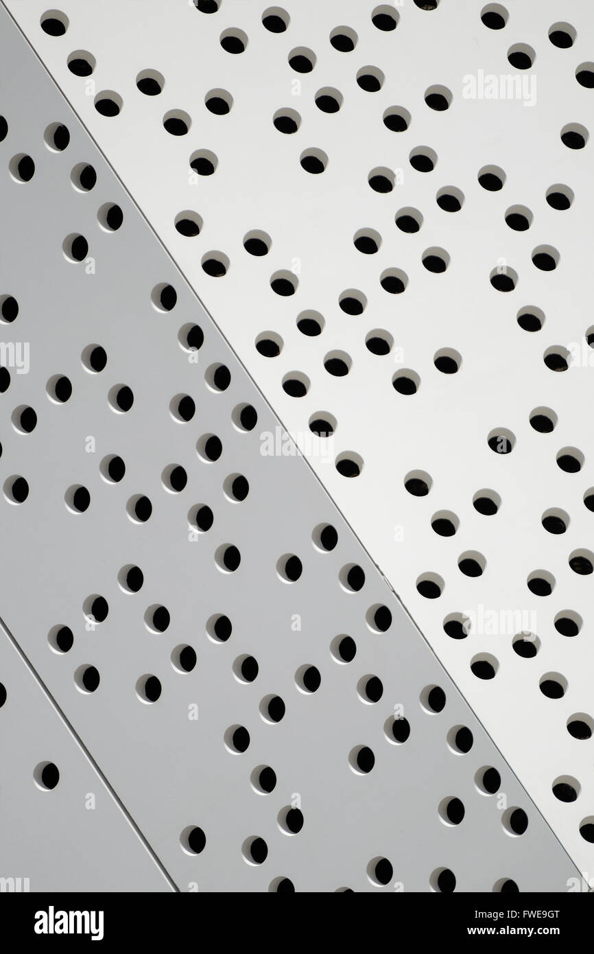 Diagonal dots defining an abstract modern architecture background ...