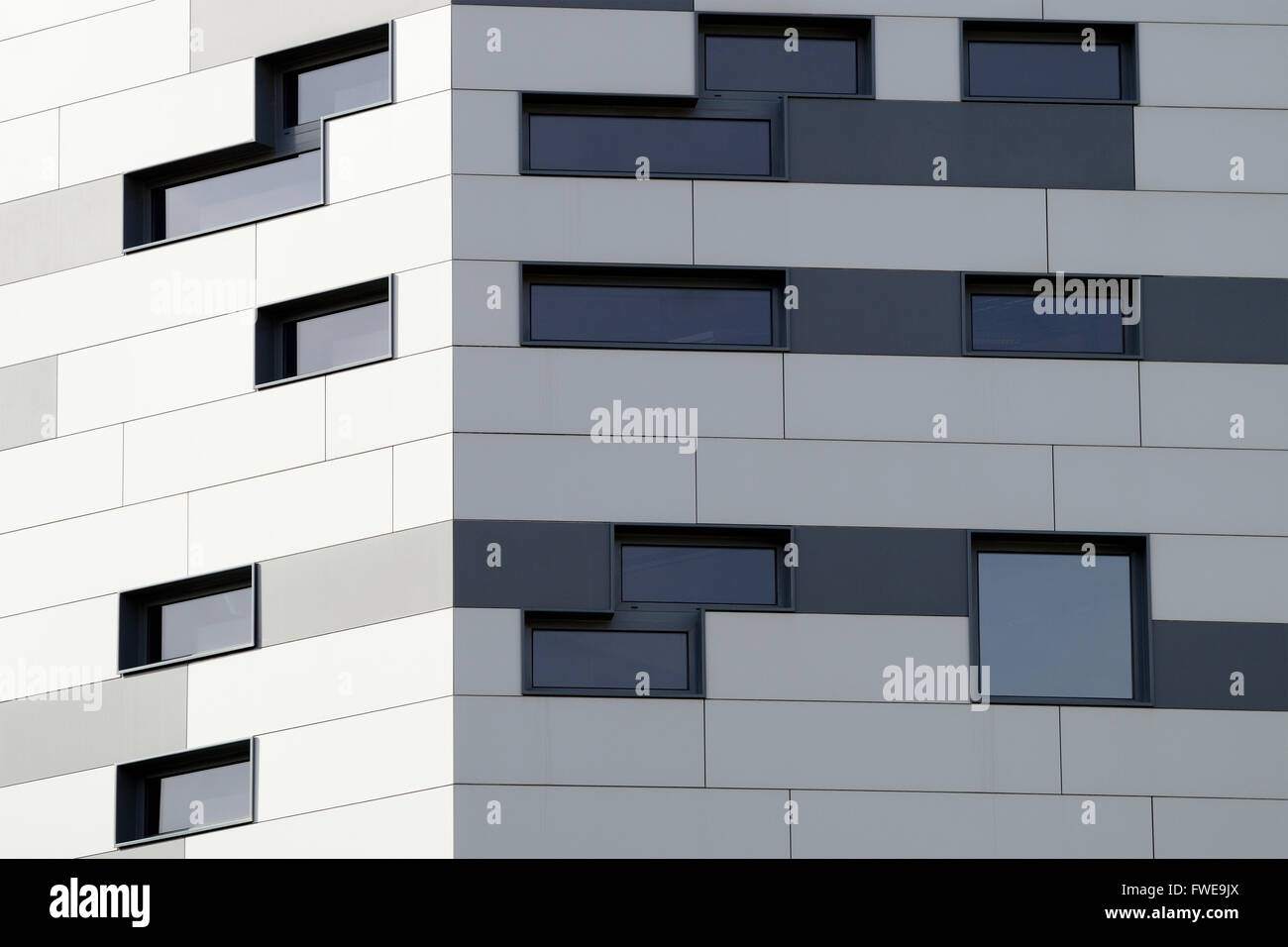 Parallel lines defining an abstract modern architecture background ...