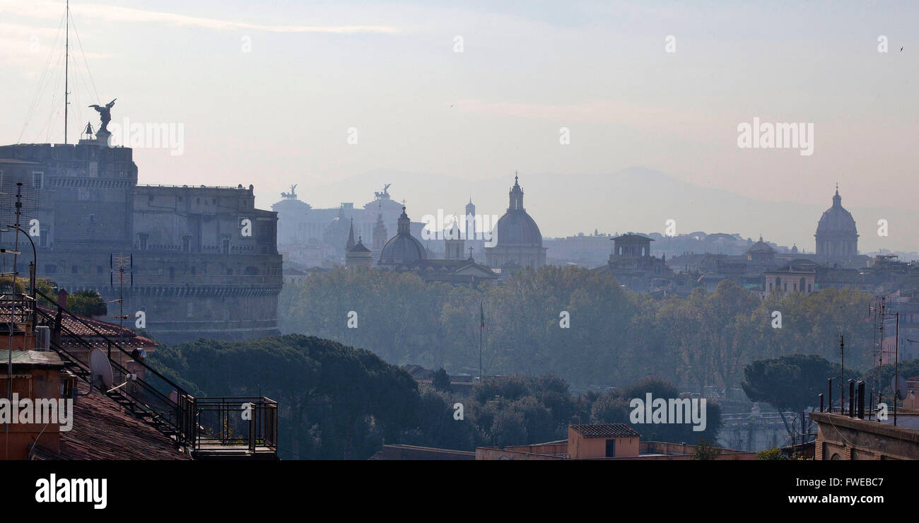ROME,ITALY: view over Rome Stock Photo - Alamy