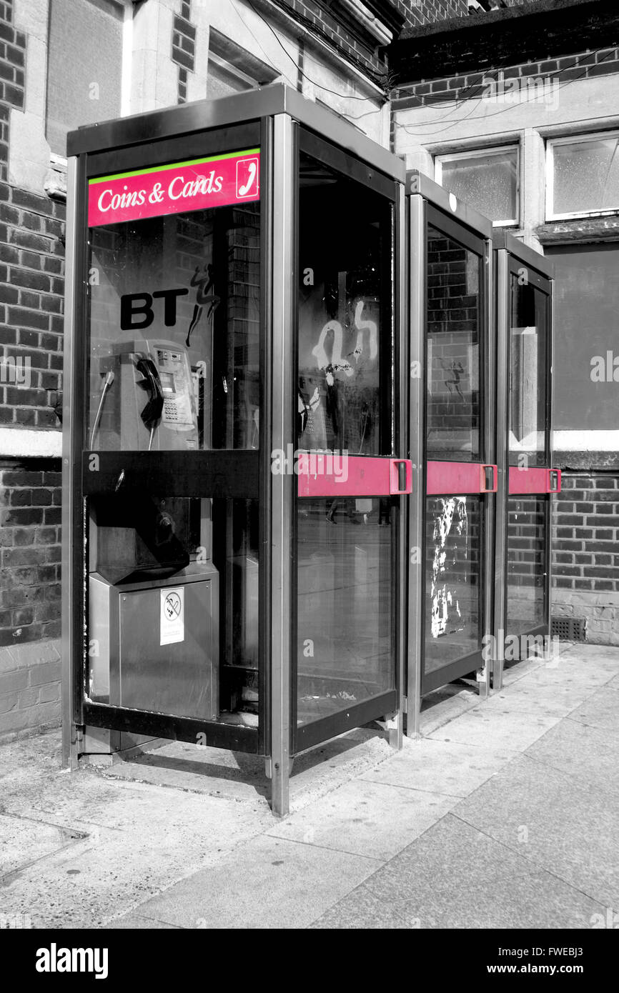 Bt phone kiosk hi-res stock photography and images - Alamy