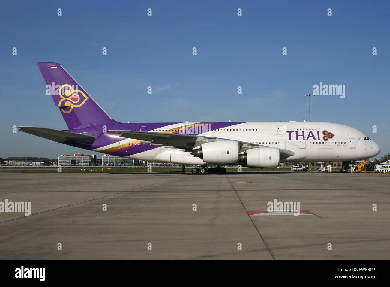 A380 thai airways hi-res stock photography and images - Alamy