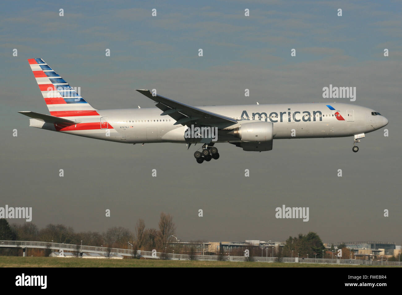 AMERICAN 777 200 Stock Photo - Alamy
