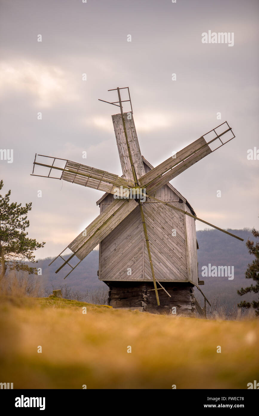 Wooden windmill hi-res stock photography and images - Alamy
