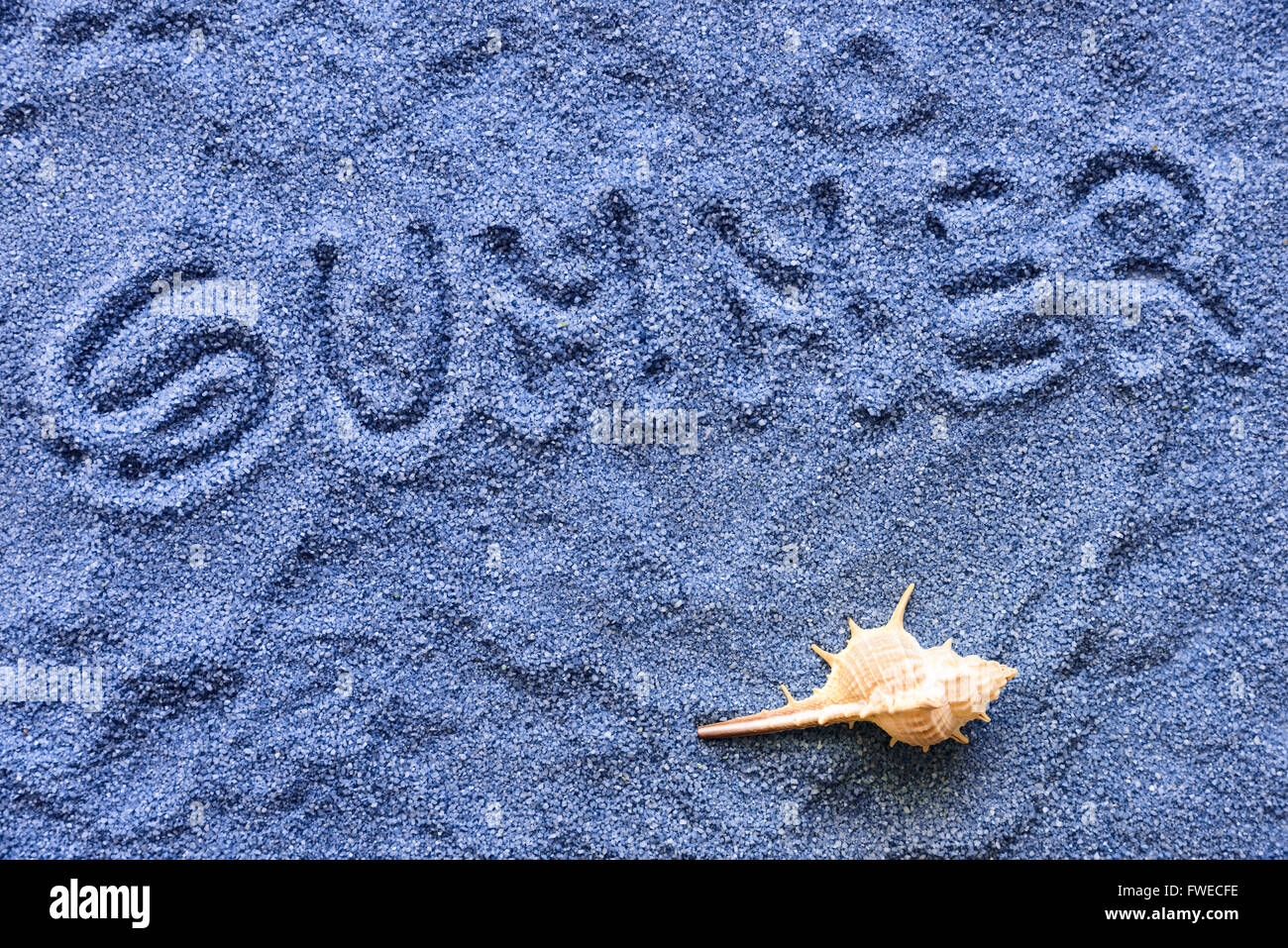 Summer vacation text written hi-res stock photography and images - Alamy