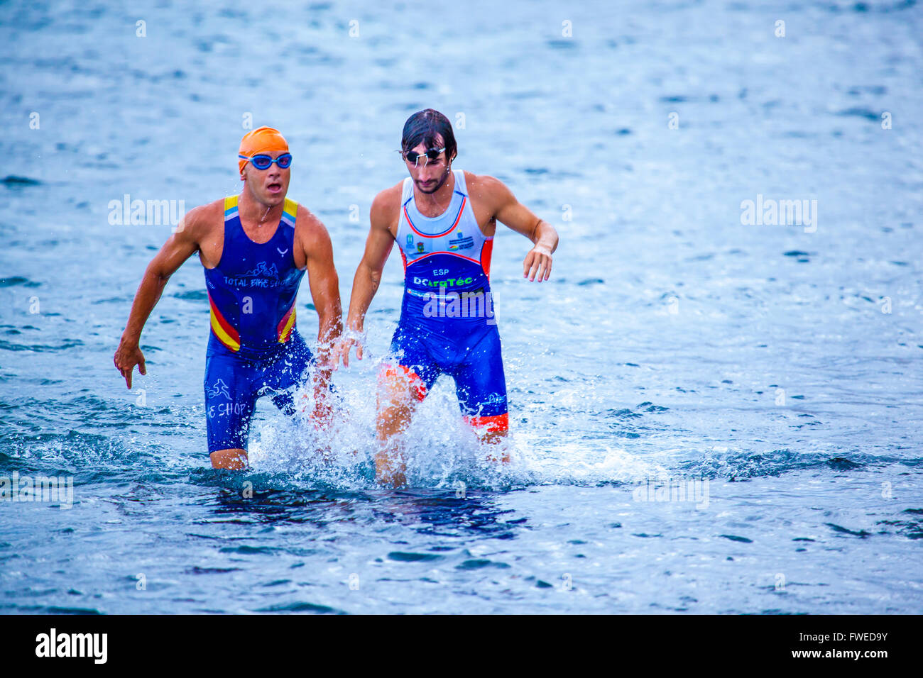 popular triathlon competition Stock Photo - Alamy