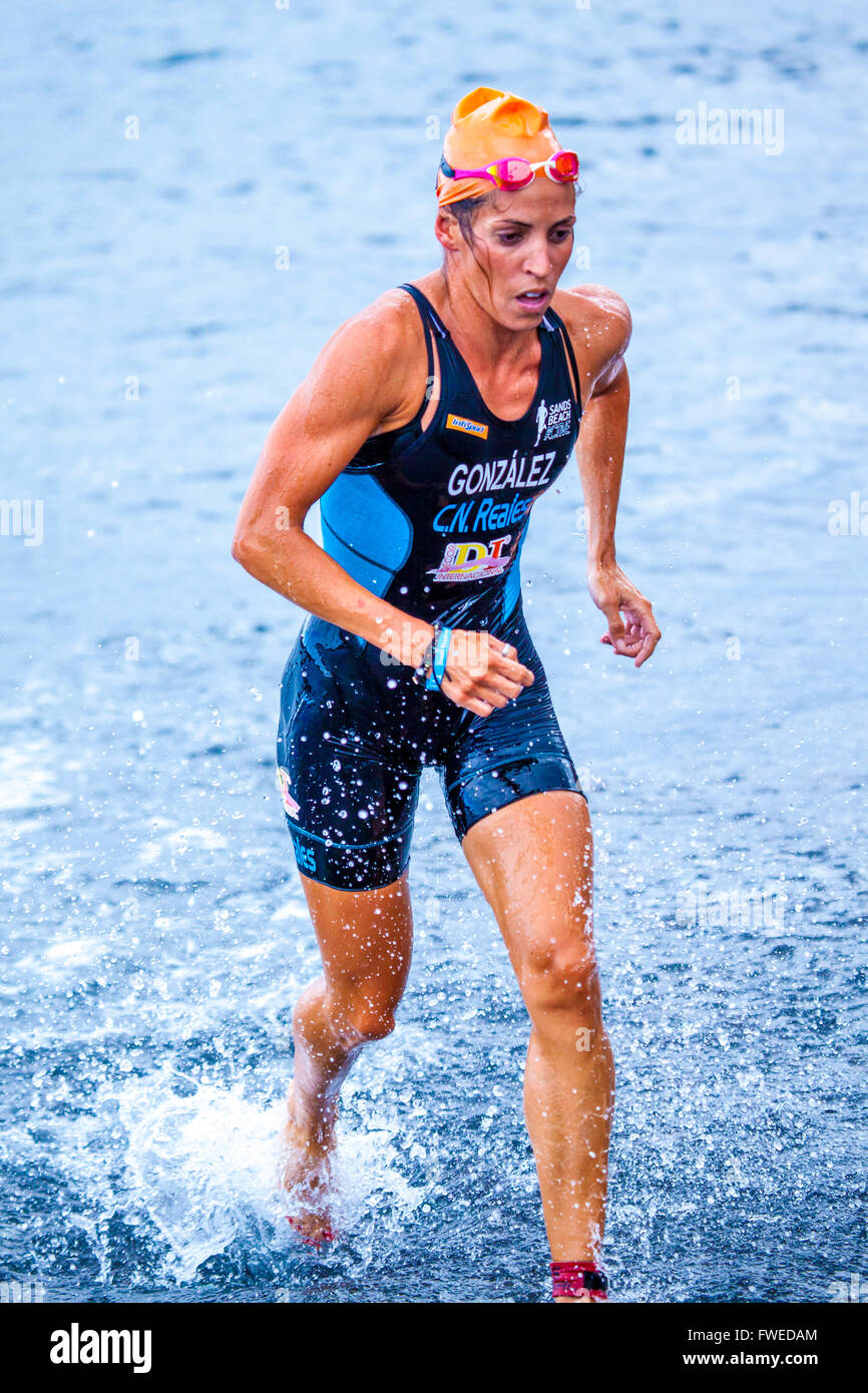 popular triathlon competition Stock Photo - Alamy