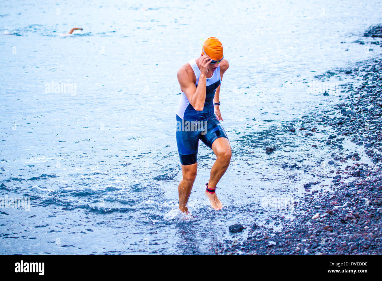 popular triathlon competition Stock Photo - Alamy