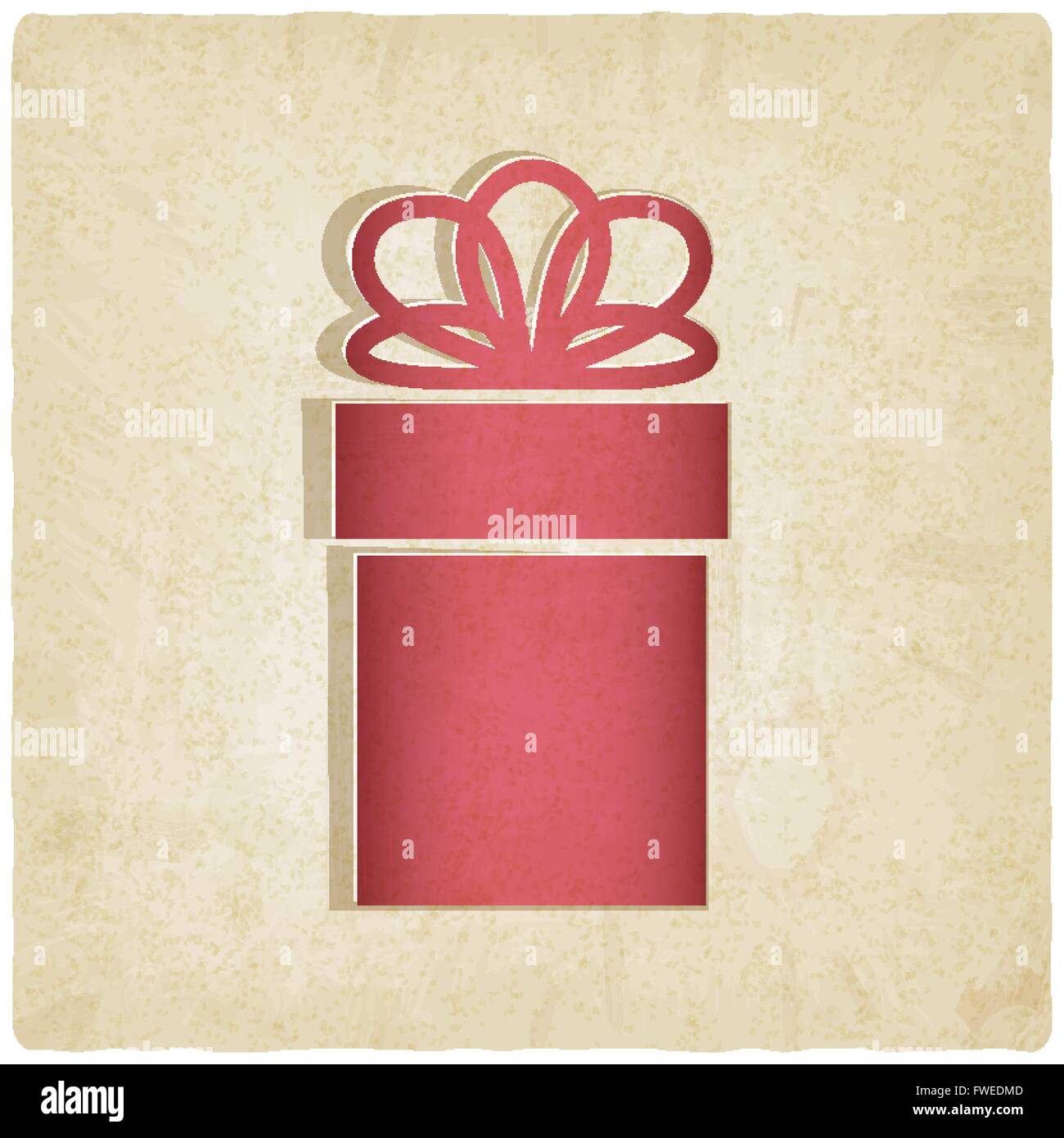 paper present background - vector illustration Stock Vector Image & Art ...