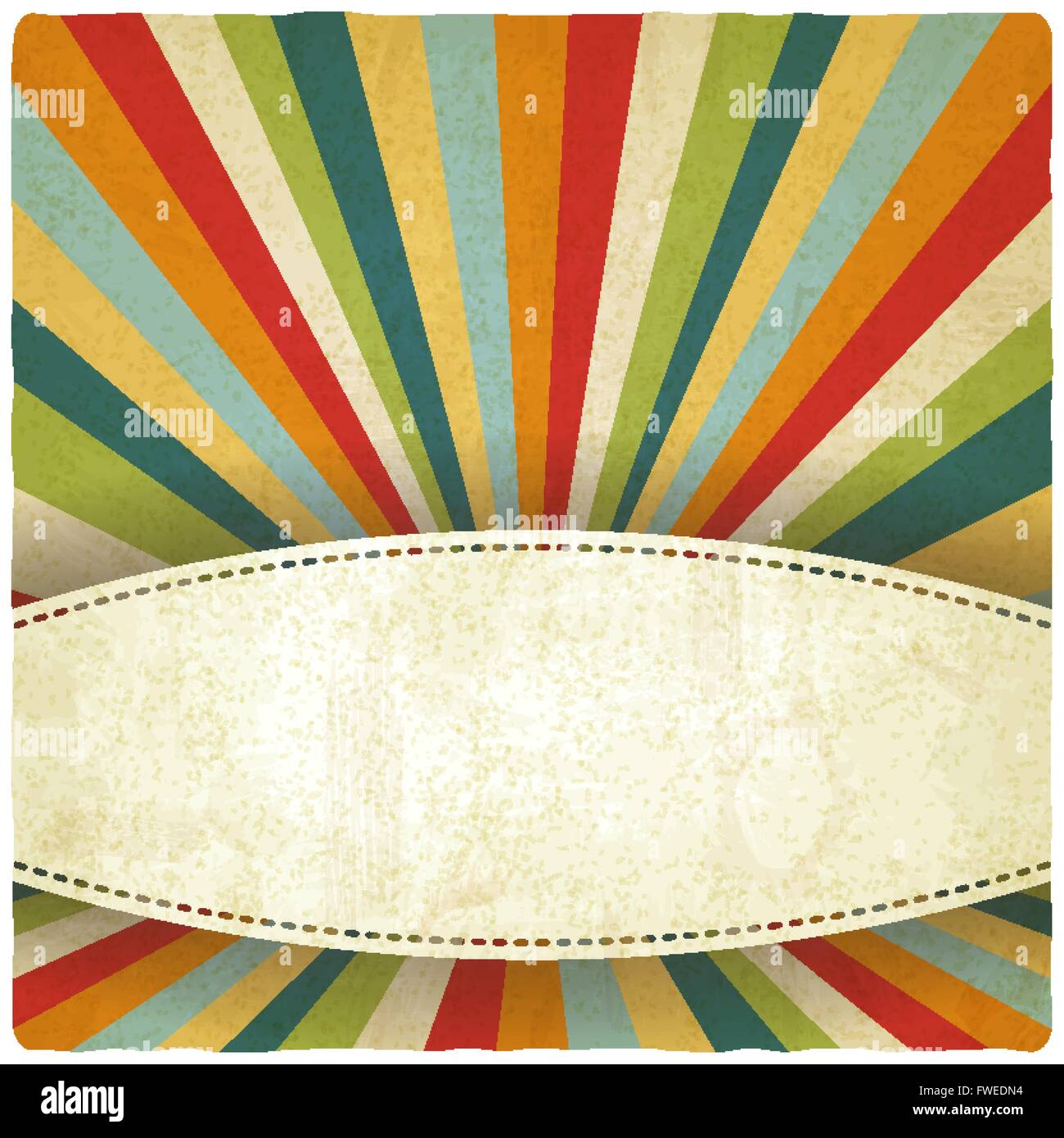 retro colors striped old background - vector illustration Stock Vector ...