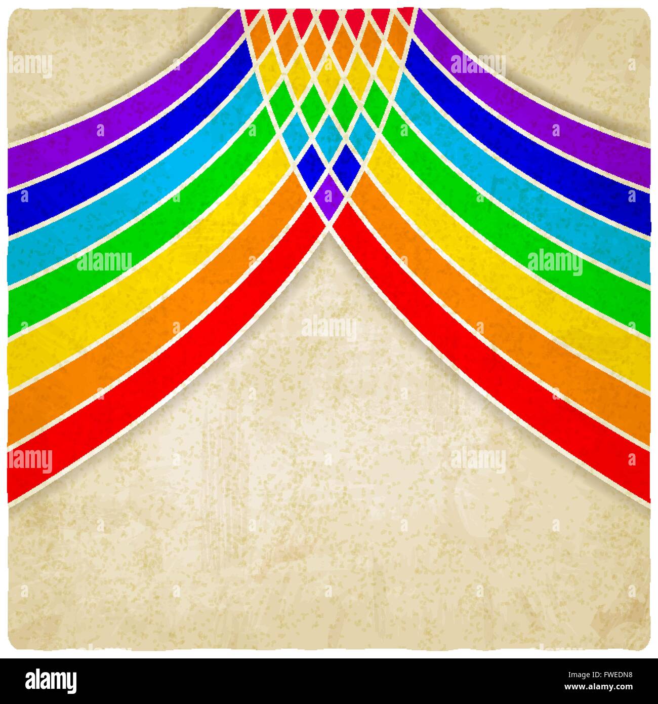 rainbow old background - vector illustration. eps 10 Stock Vector Image ...