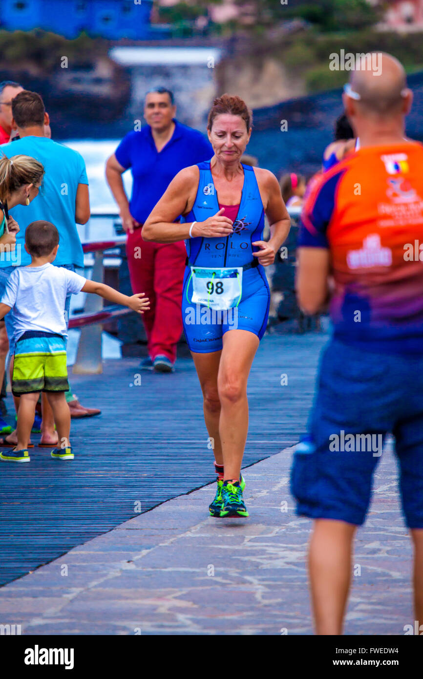 popular triathlon competition Stock Photo - Alamy
