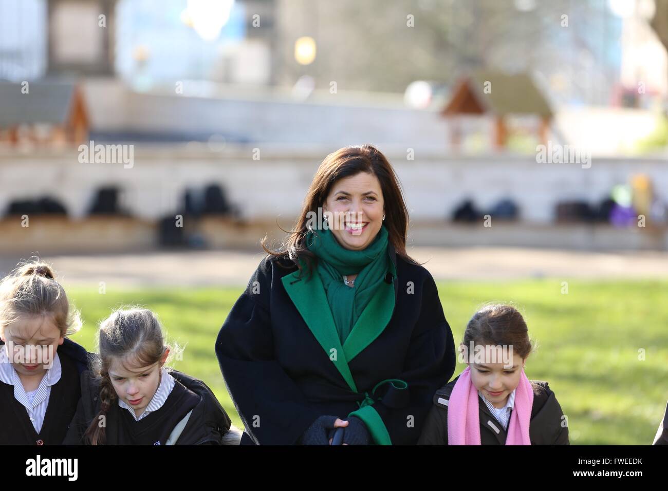 Kirstie Allsopp takes part in photocall with children from Channing ...