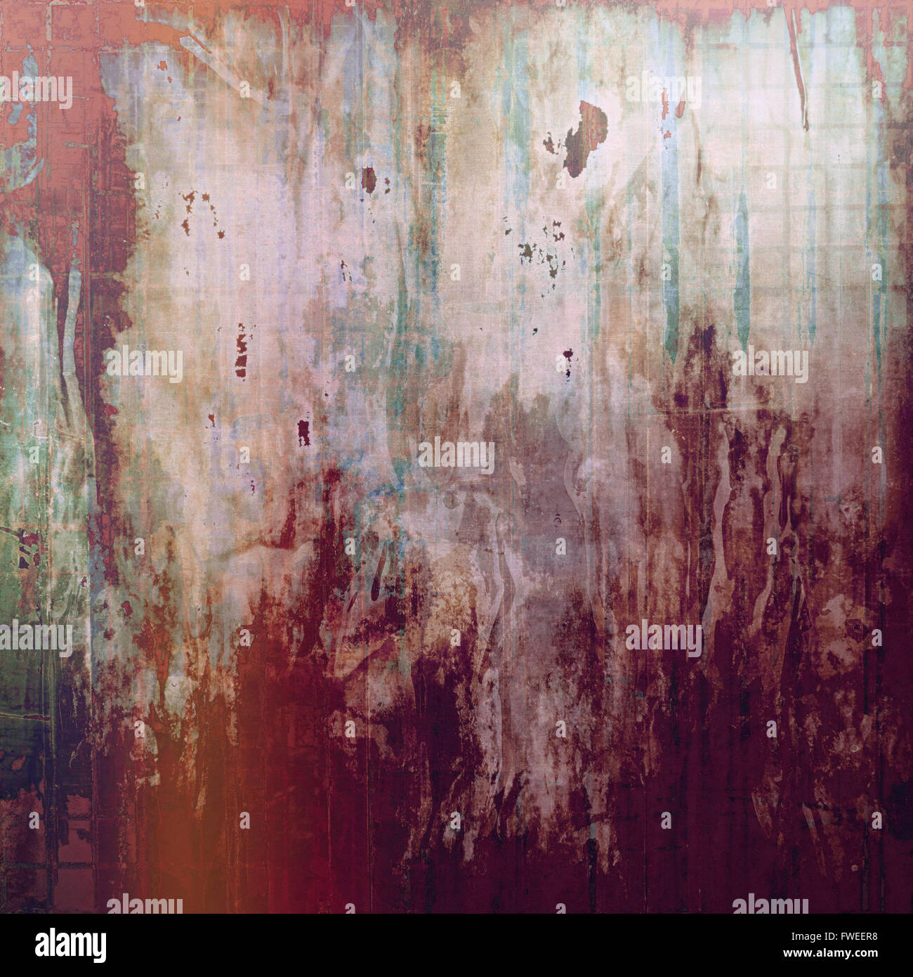 Old style frame, grunge textured background with different color ...