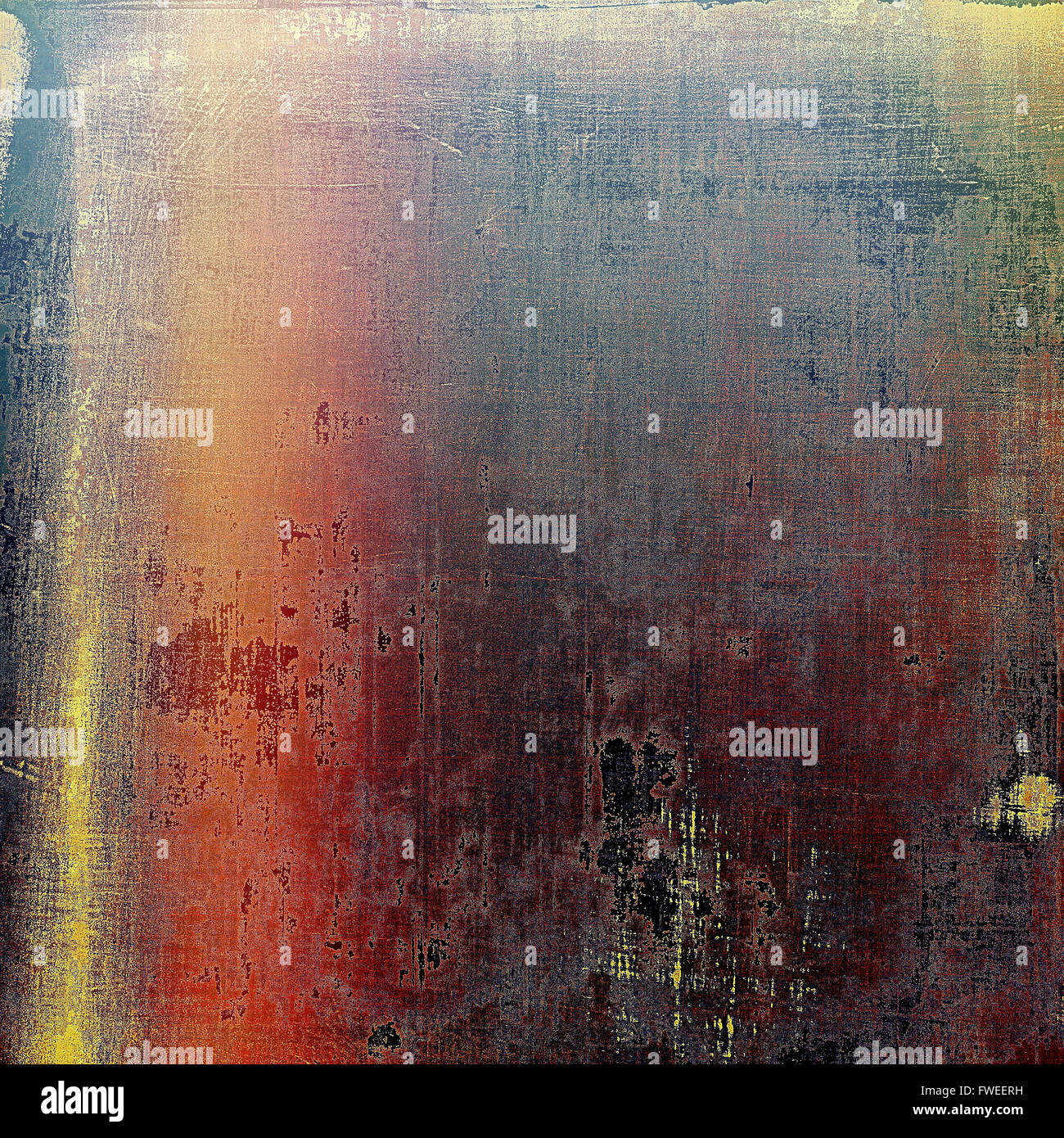 Old school elements on textured grunge background. With different color ...