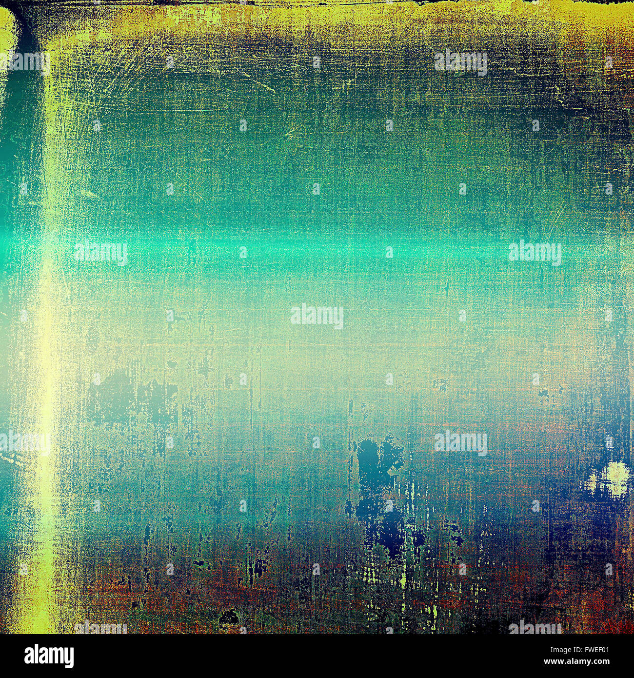 Old school frame with grunge textured elements and different color ...