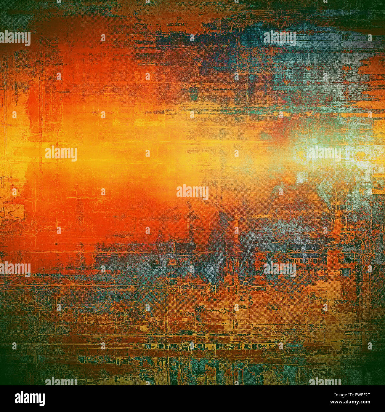 Tinted vintage texture, aged decorative grunge background with ...