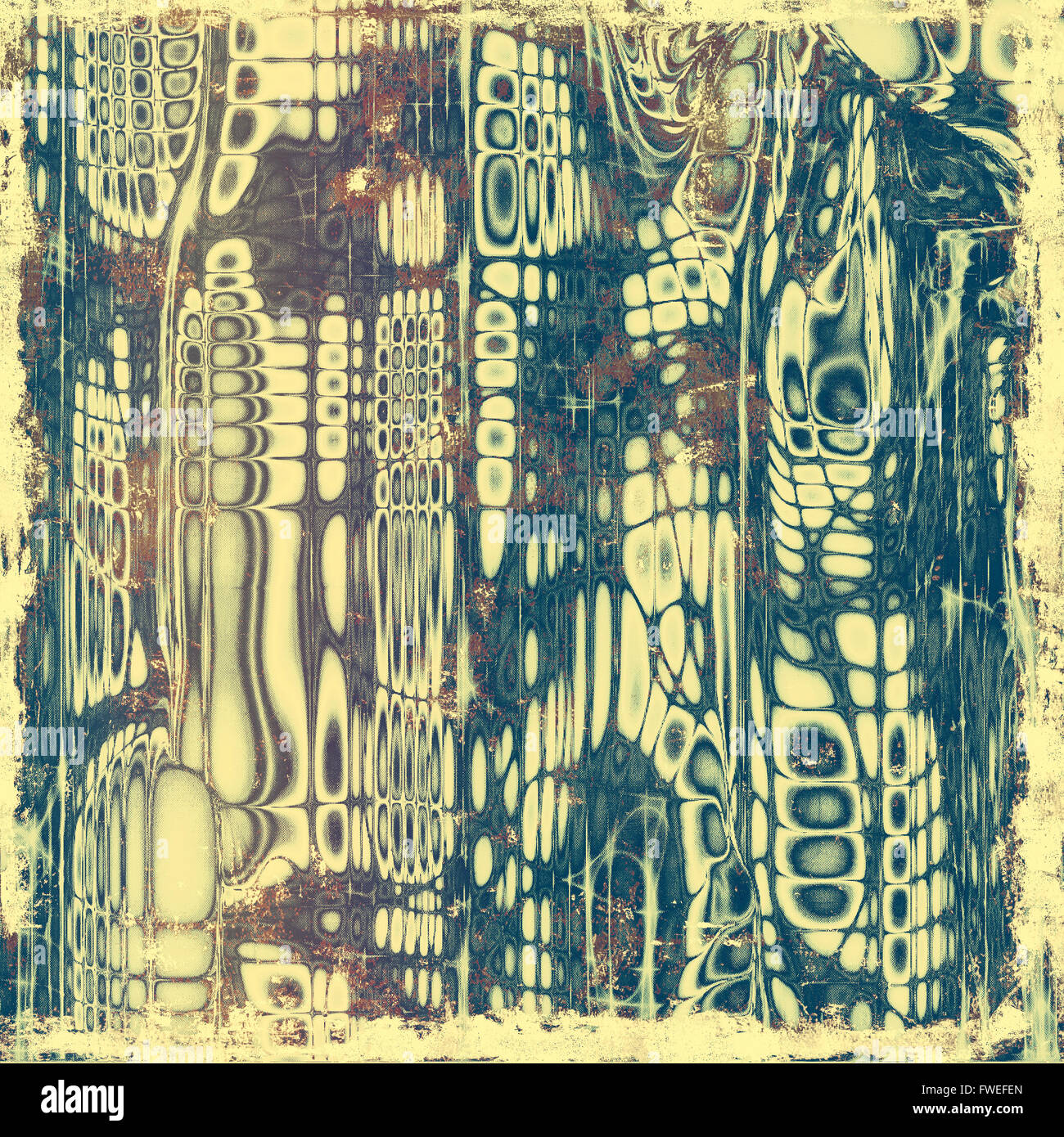 Vintage texture, old style frame decoration with grunge graphic ...