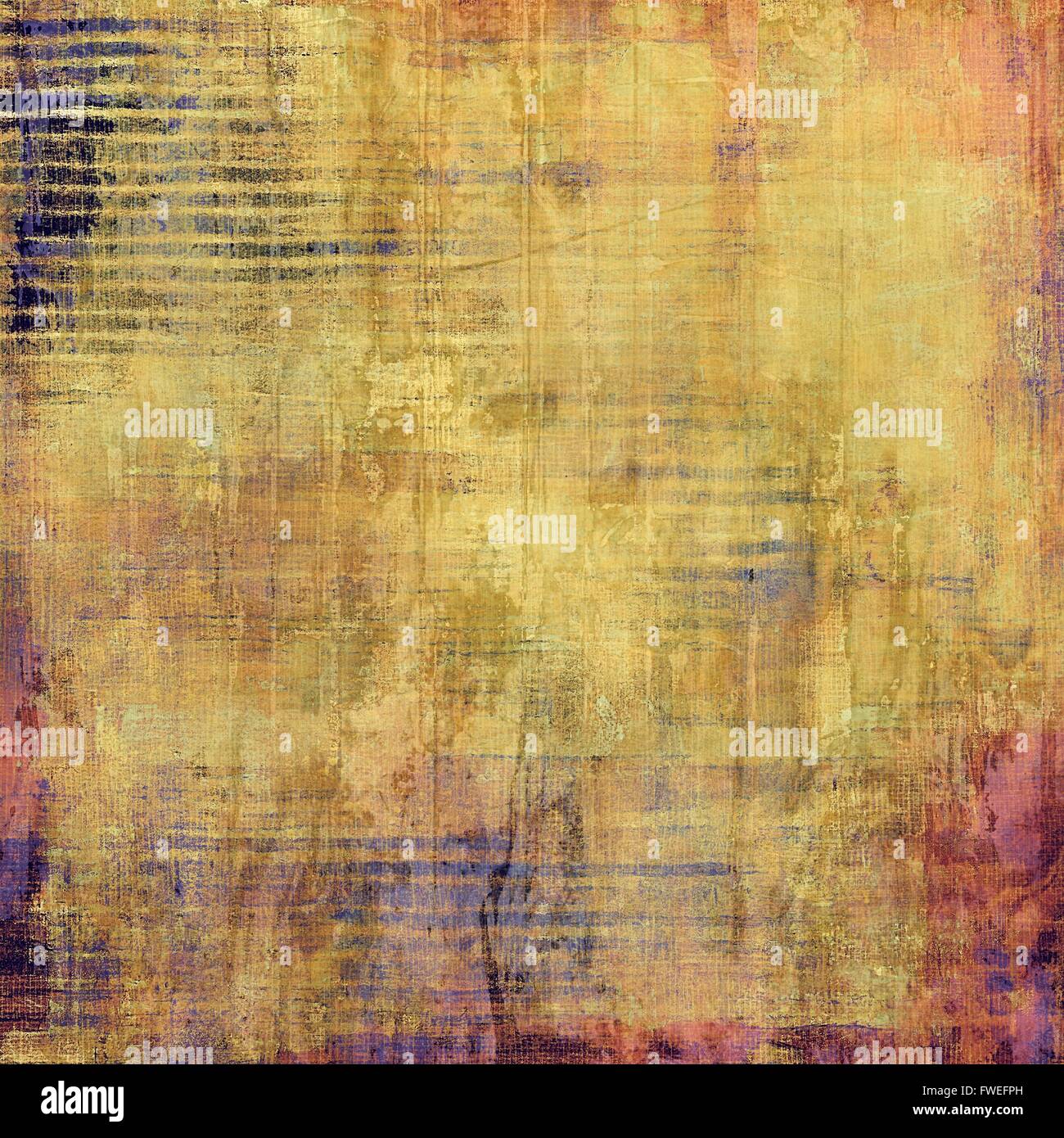 Vintage background in scrapbooking style, faded grunge texture with ...