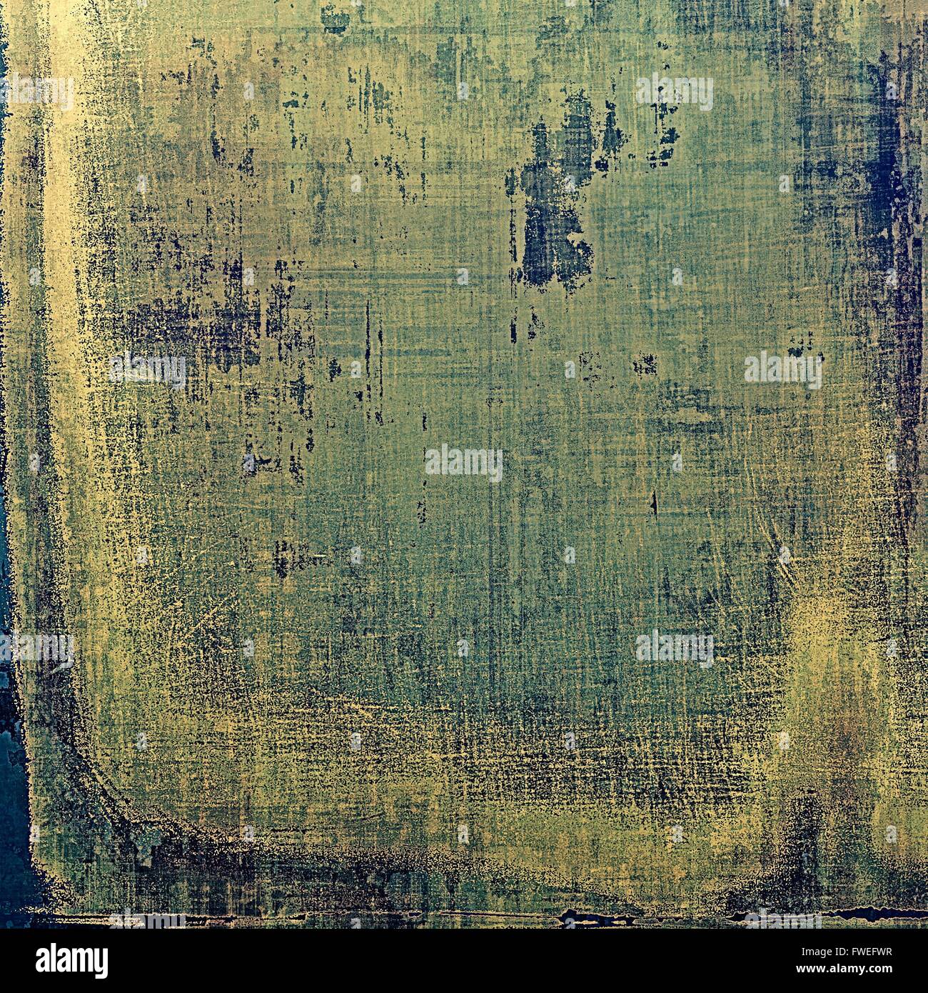 Grunge retro texture, aged background with vintage style elements and ...