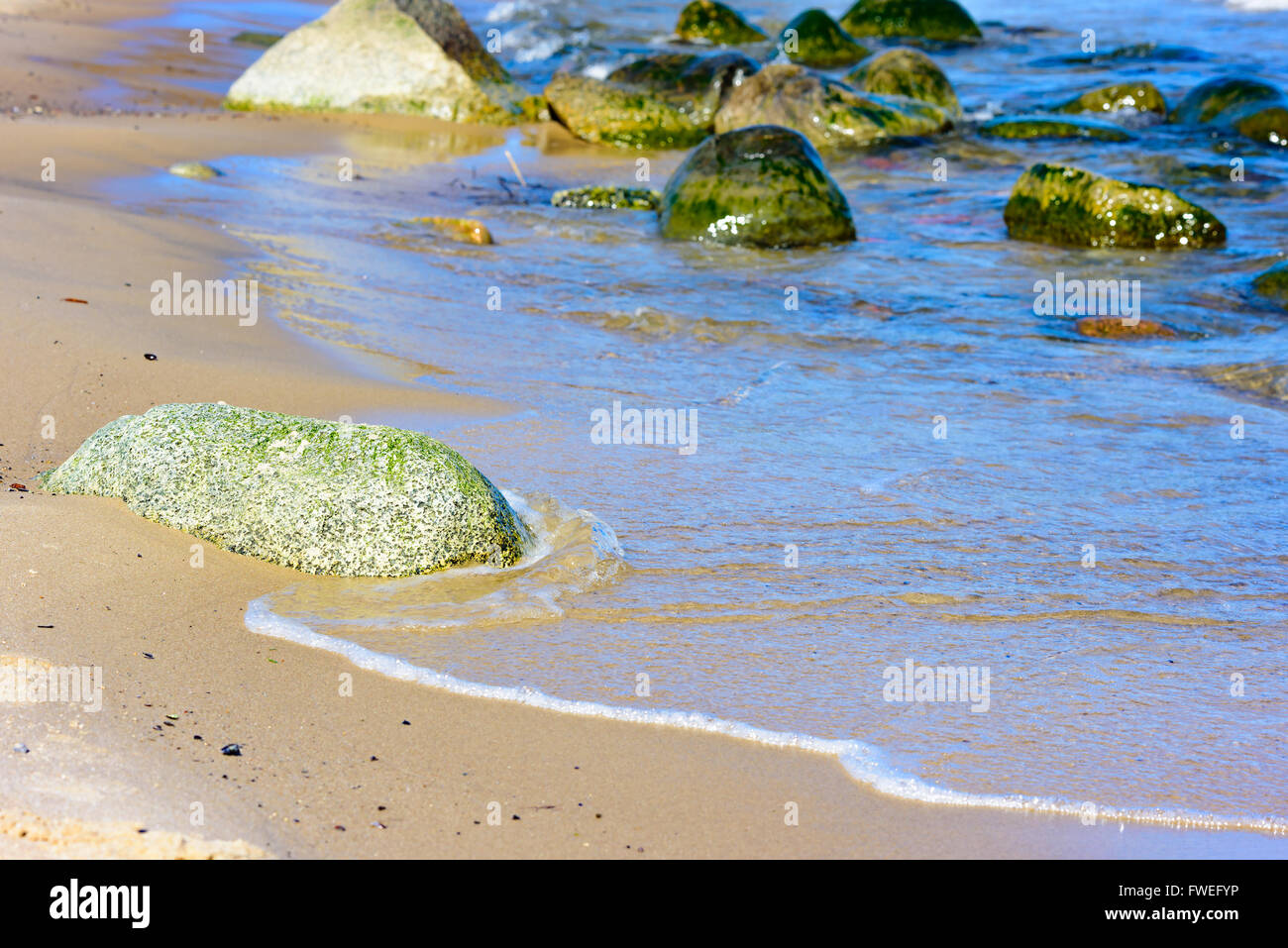 Seashore beach shallow water hi-res stock photography and images - Alamy