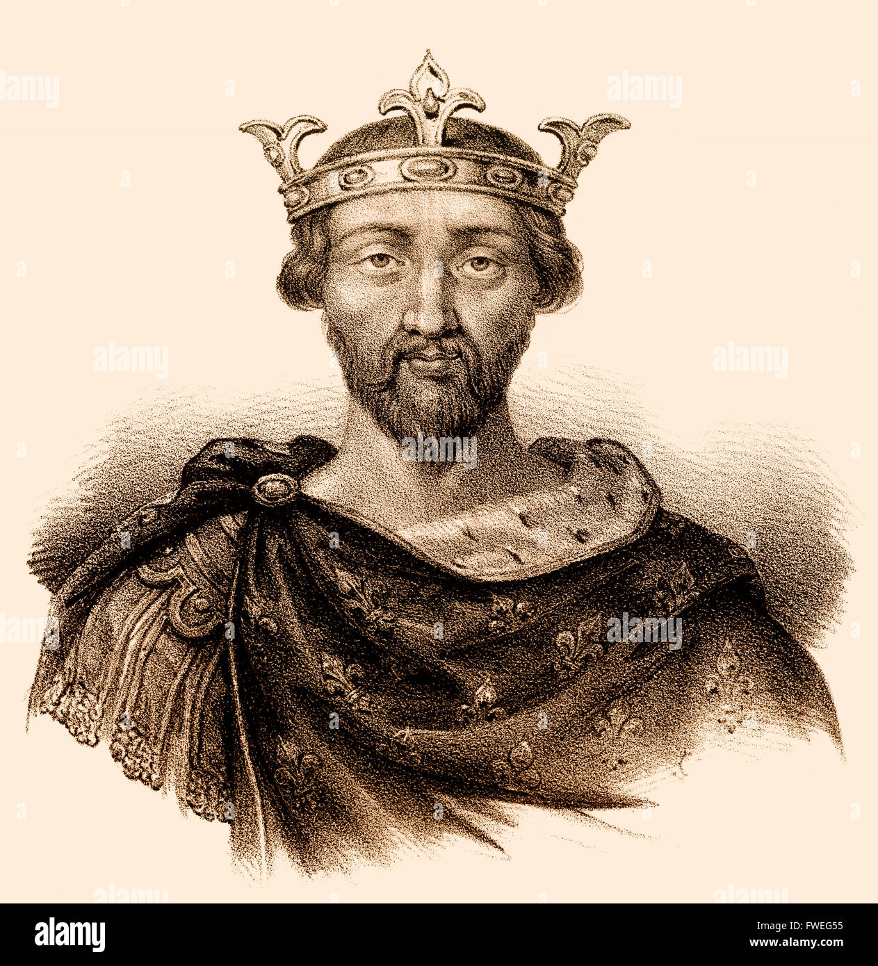 Henry I, Henri I, Heinrich I., 1008-1060, King of the Franks Stock Photo - Alamy
