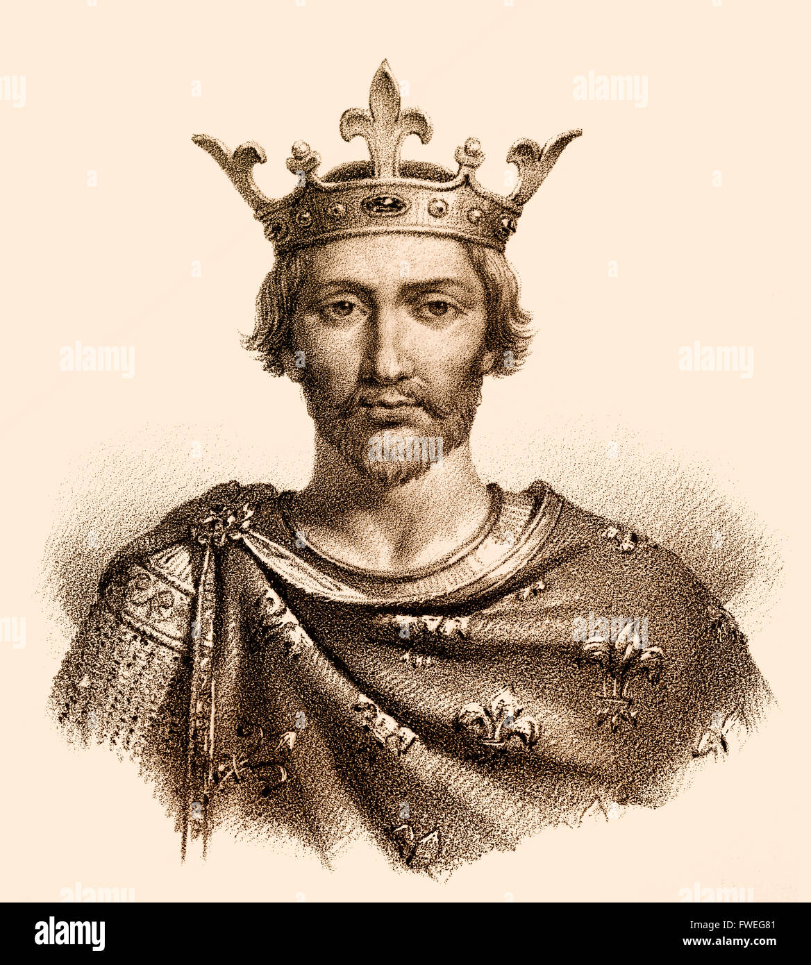 Philip I, Philippe I, Philipp I., 1052-1108, called the Amorous, King ...