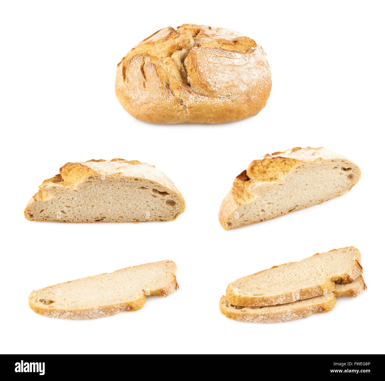 Sliced loaf of bread Stock Photo - Alamy