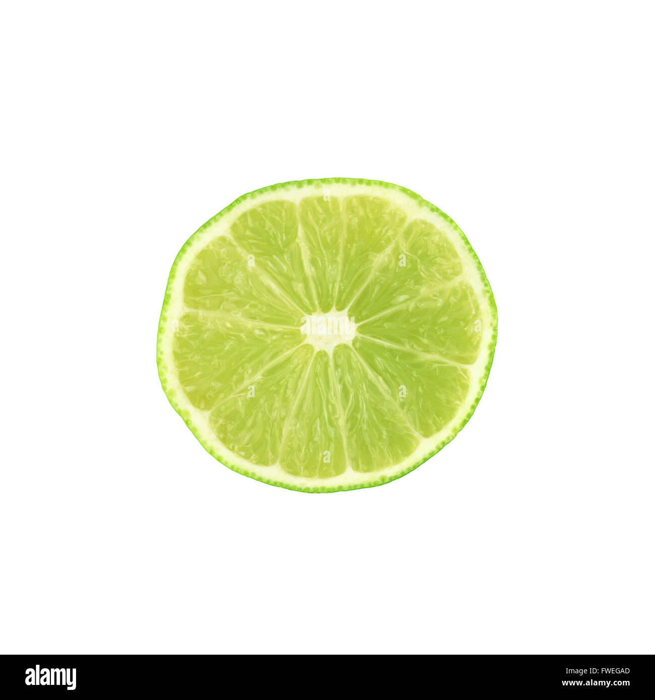 Ripe lime cut in half isolated over the white background Stock Photo ...