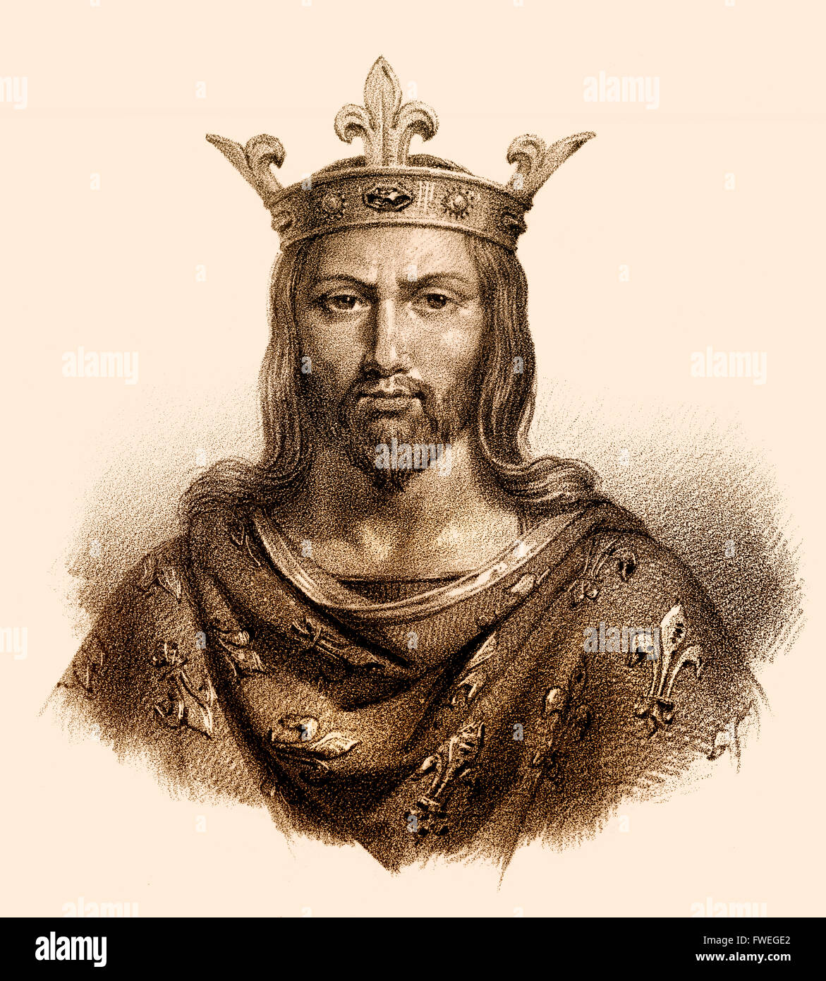 Louis VII, called the Younger or the Young, Ludwig VII., Louis le Jeune ...