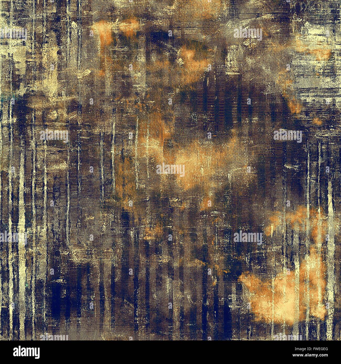 Old school frame or background with grungy textured elements and ...