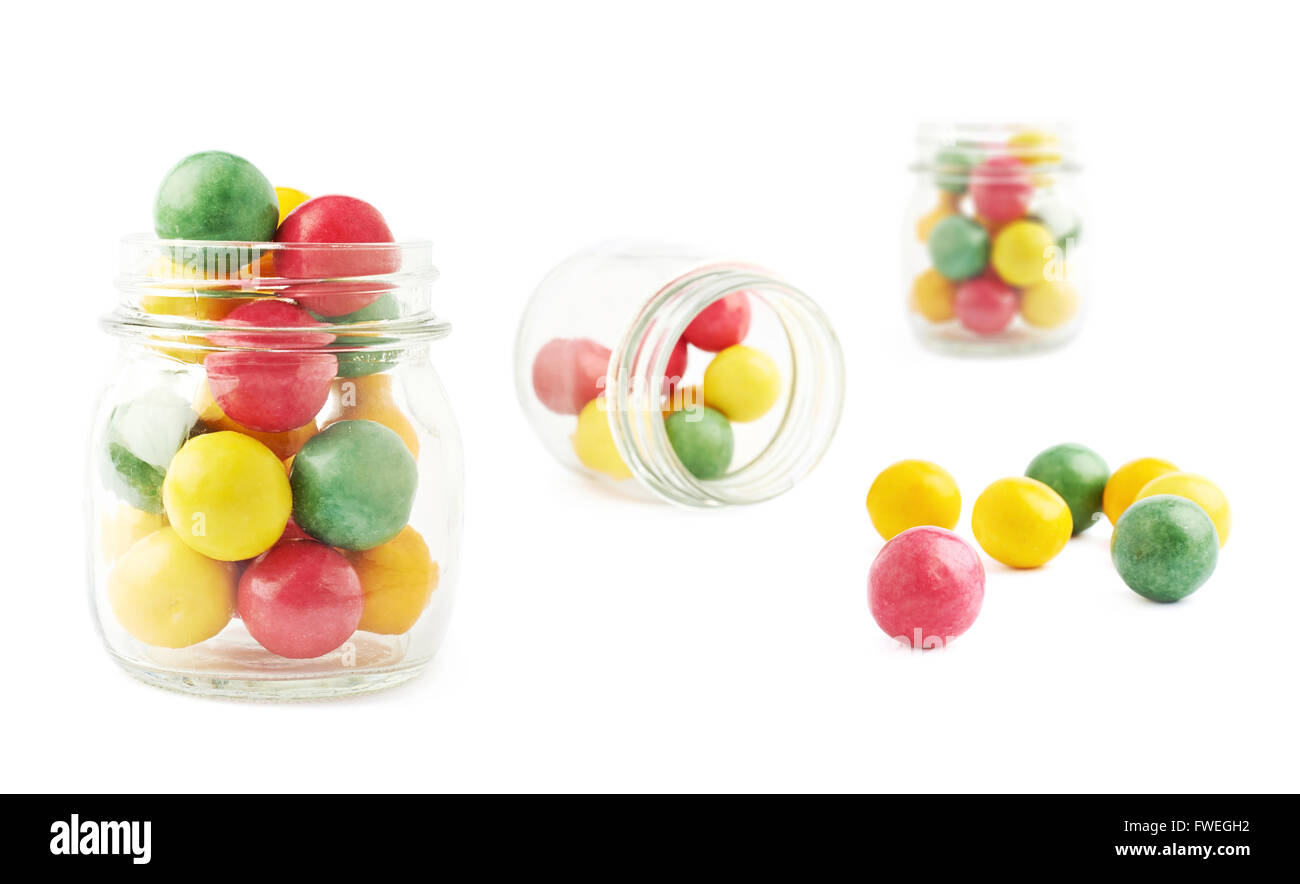 Colorful composition glass green Cut Out Stock Images & Pictures - Alamy