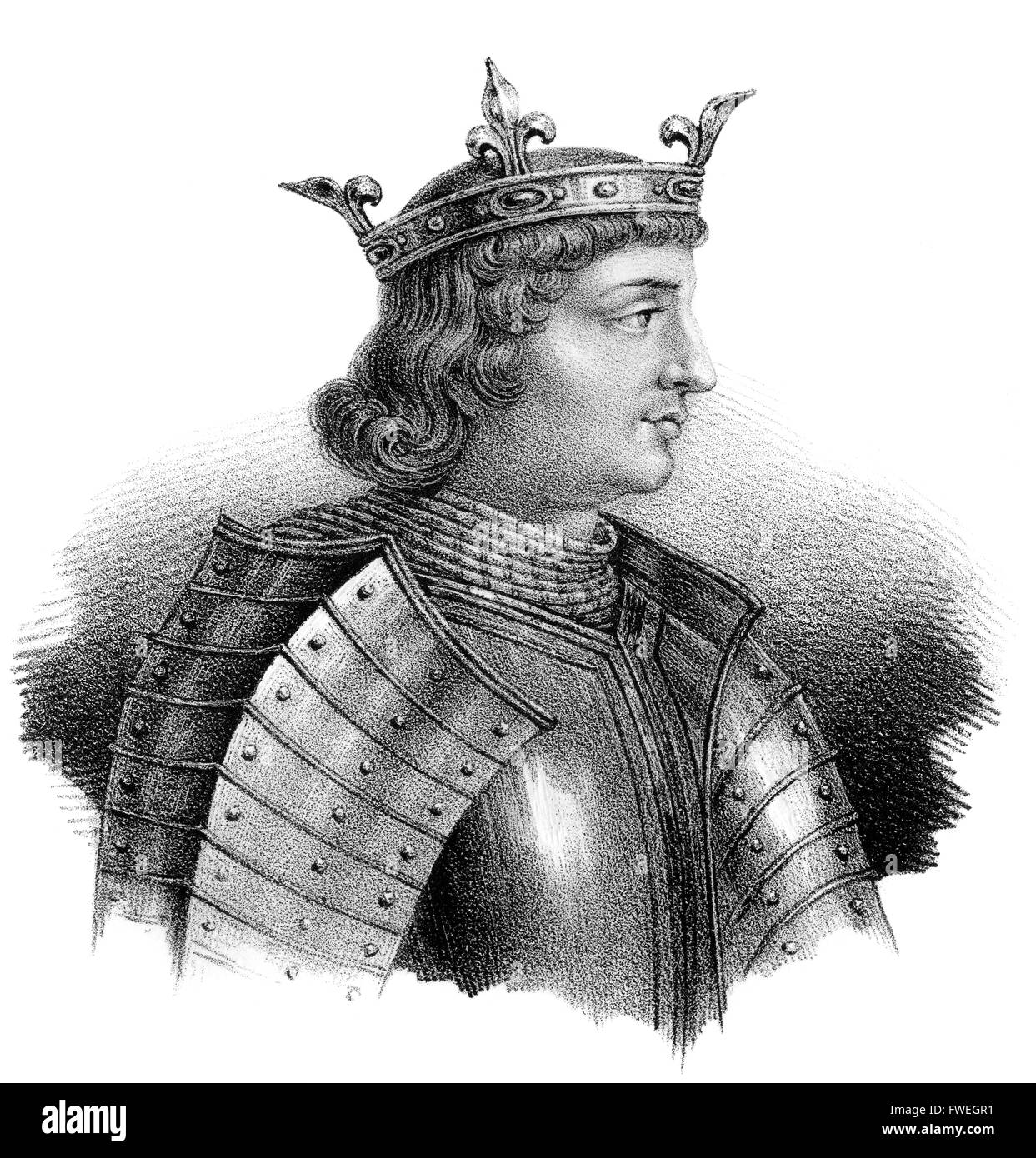 Charles IV the Fair, Charles IV le Bel; Karl IV., 1294-1328, King of ...