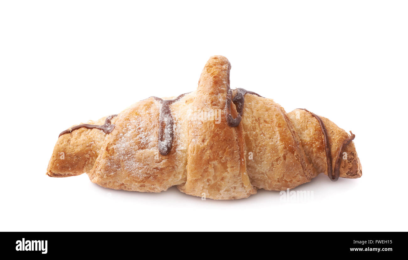 Sweet croissant pastry isolated Stock Photo - Alamy