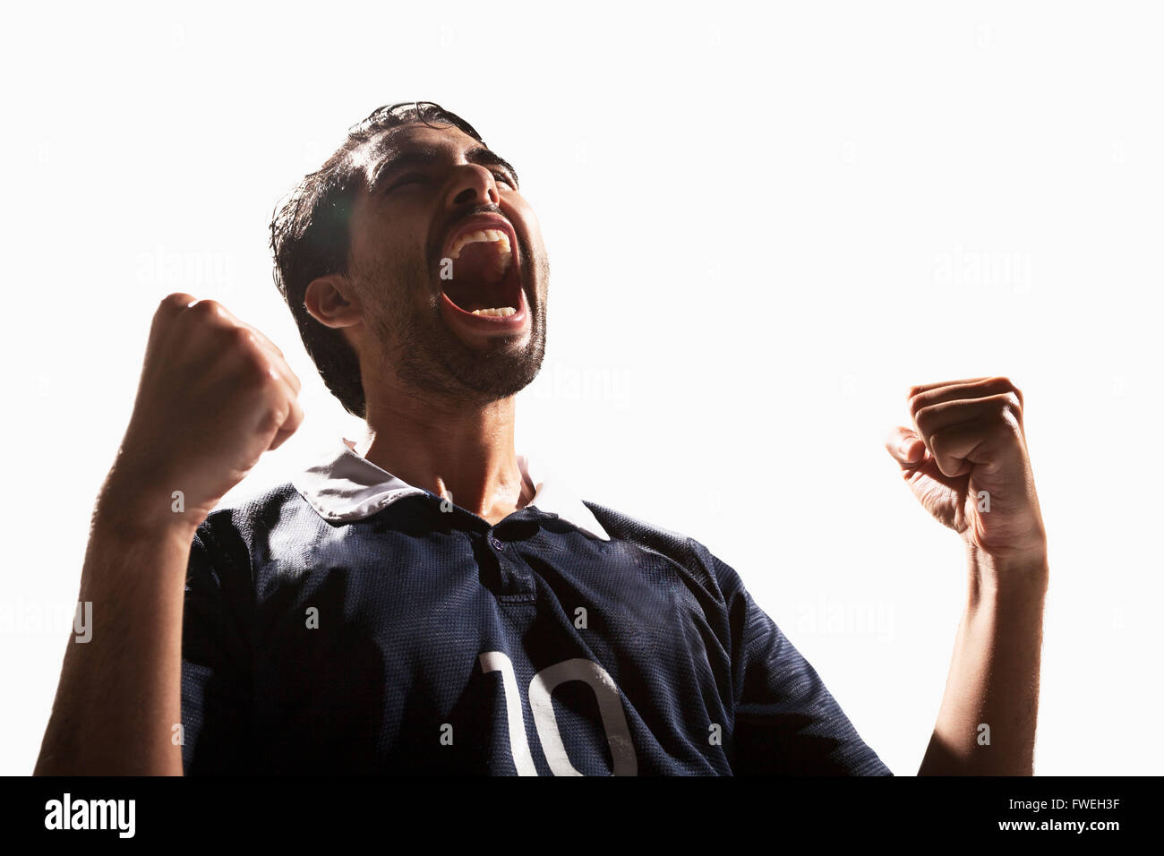 Athlete cheering world cup hi-res stock photography and images - Alamy