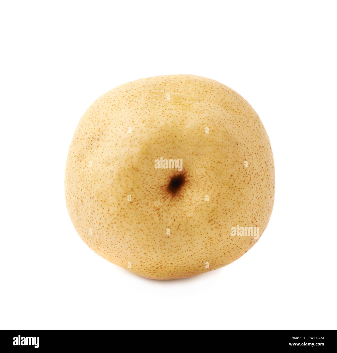 Yellow pear fruit isolated Stock Photo - Alamy