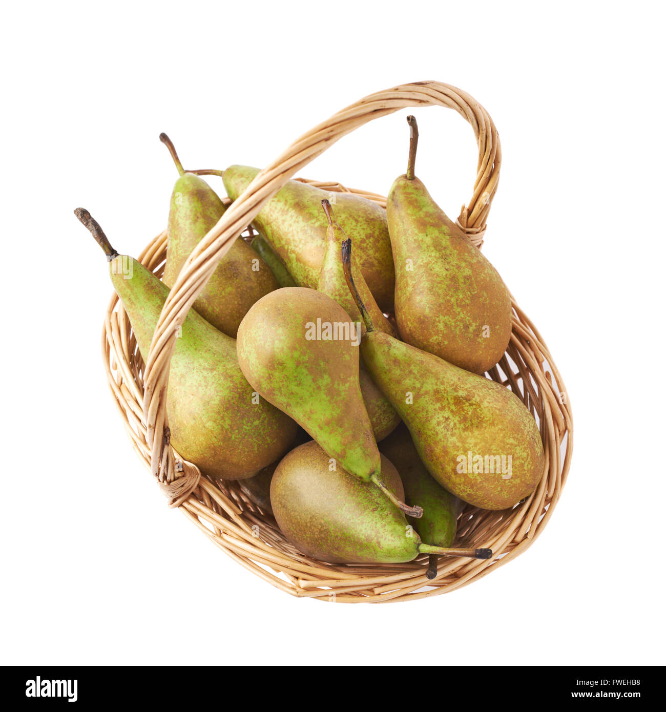 Pear filled basket hi-res stock photography and images - Alamy