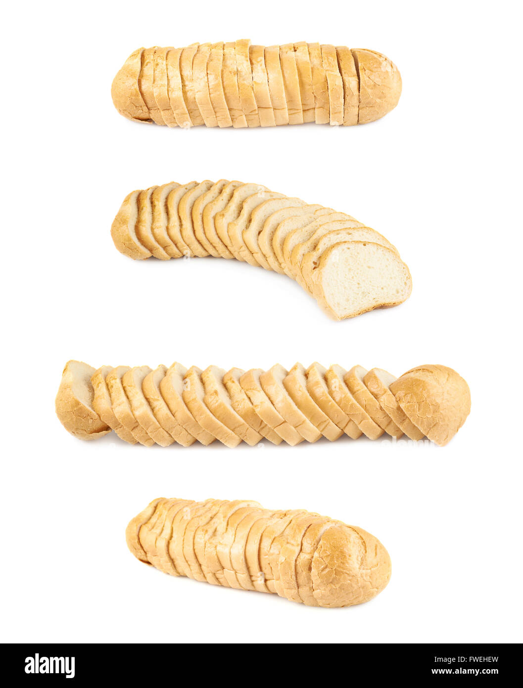 Sliced loaf of bread Stock Photo - Alamy