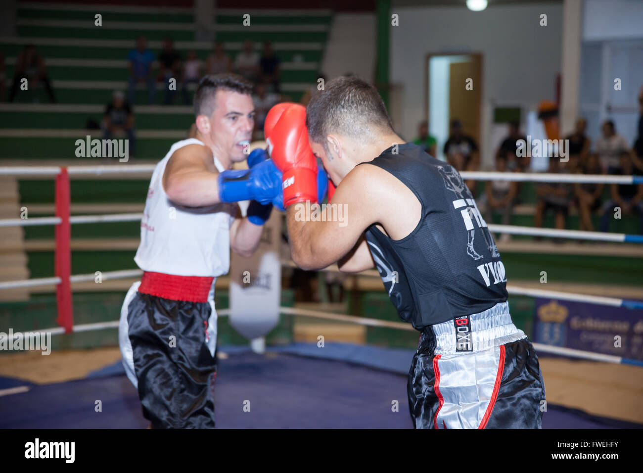 boxing match Stock Photo - Alamy