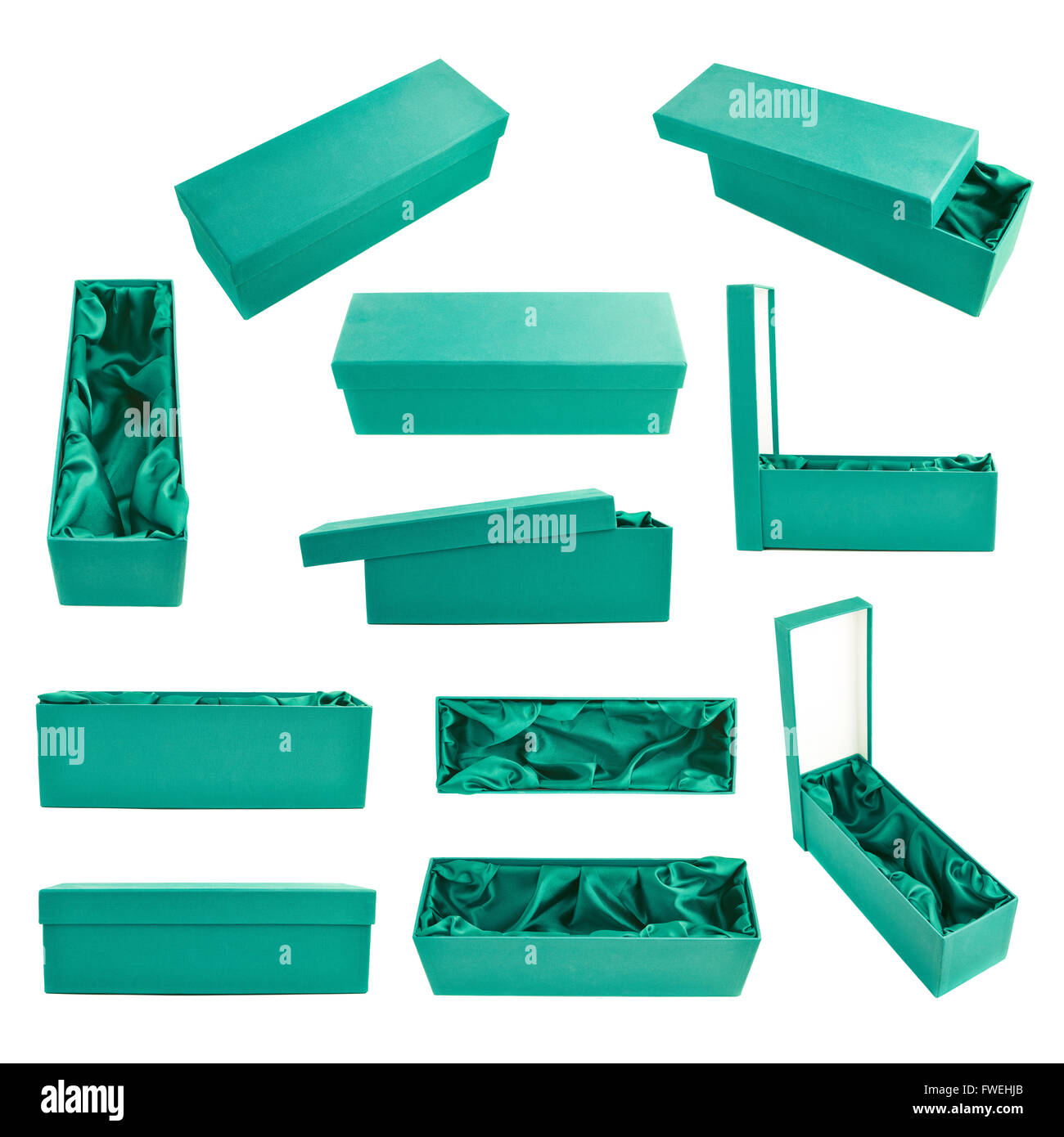 Tall gift box isolated Stock Photo - Alamy