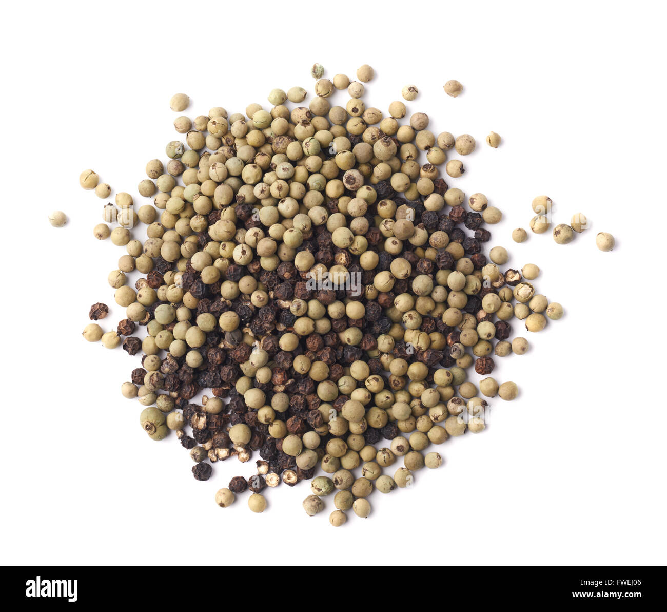Pile of mixed peppercorn isolated Stock Photo - Alamy
