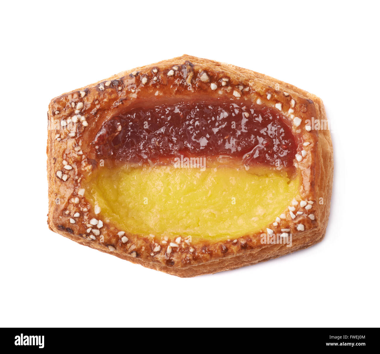 Sweet bread bun pastry isolated Stock Photo - Alamy