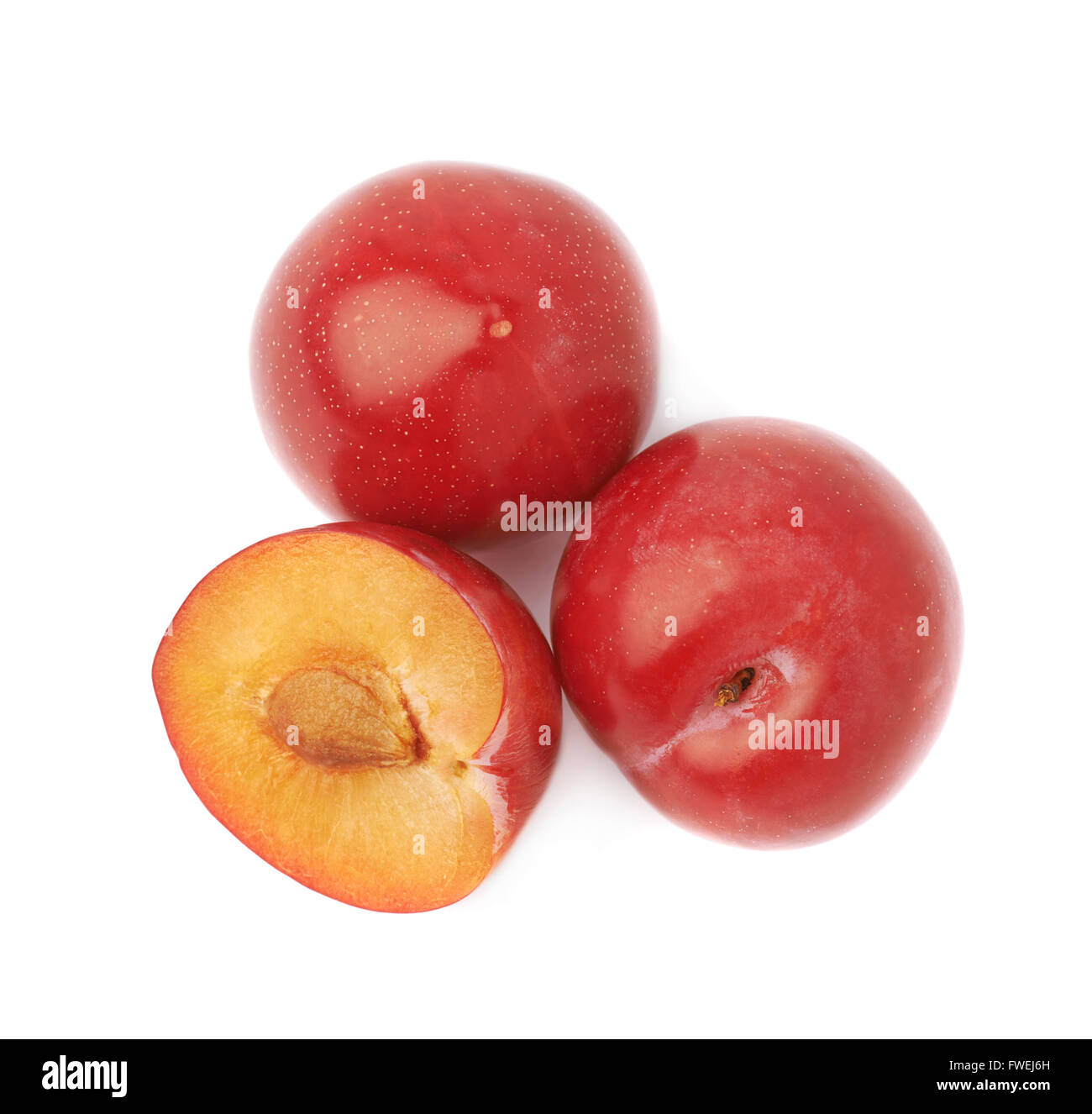 Multiple plums composition Stock Photo - Alamy
