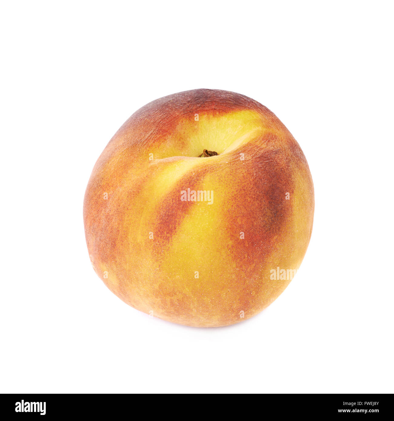 Peach fruit isolated Stock Photo - Alamy